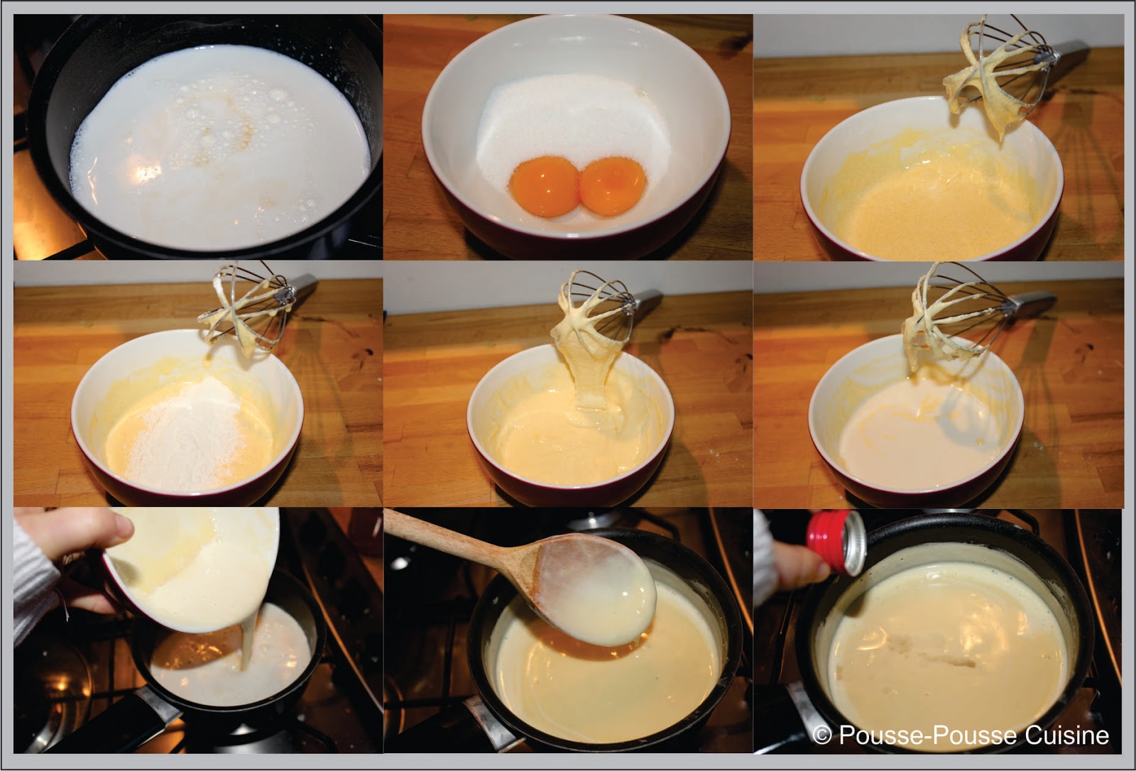 Pousse-Pousse Cuisine: Technique : Crème pâtissière