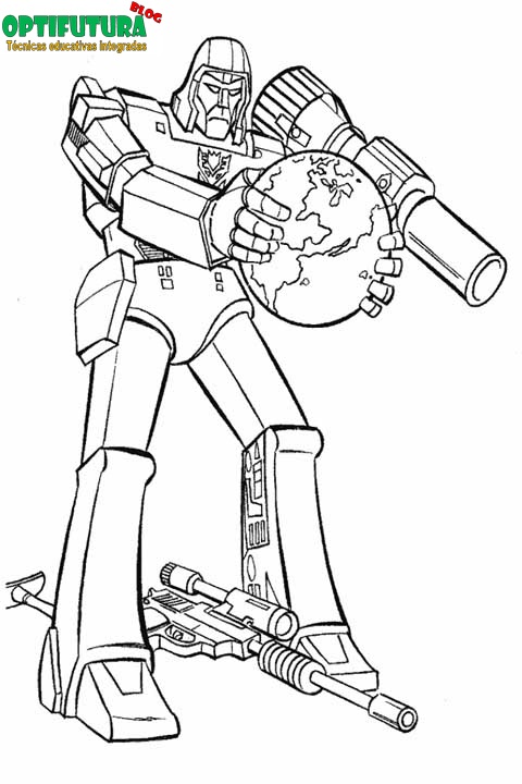 Transformers [Dibujos para colorear] ~ Optifutura