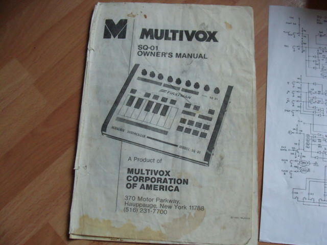 MATRIXSYNTH: Firstman Multivox SQ-01 Analog Sequencer Synthesizer 1980