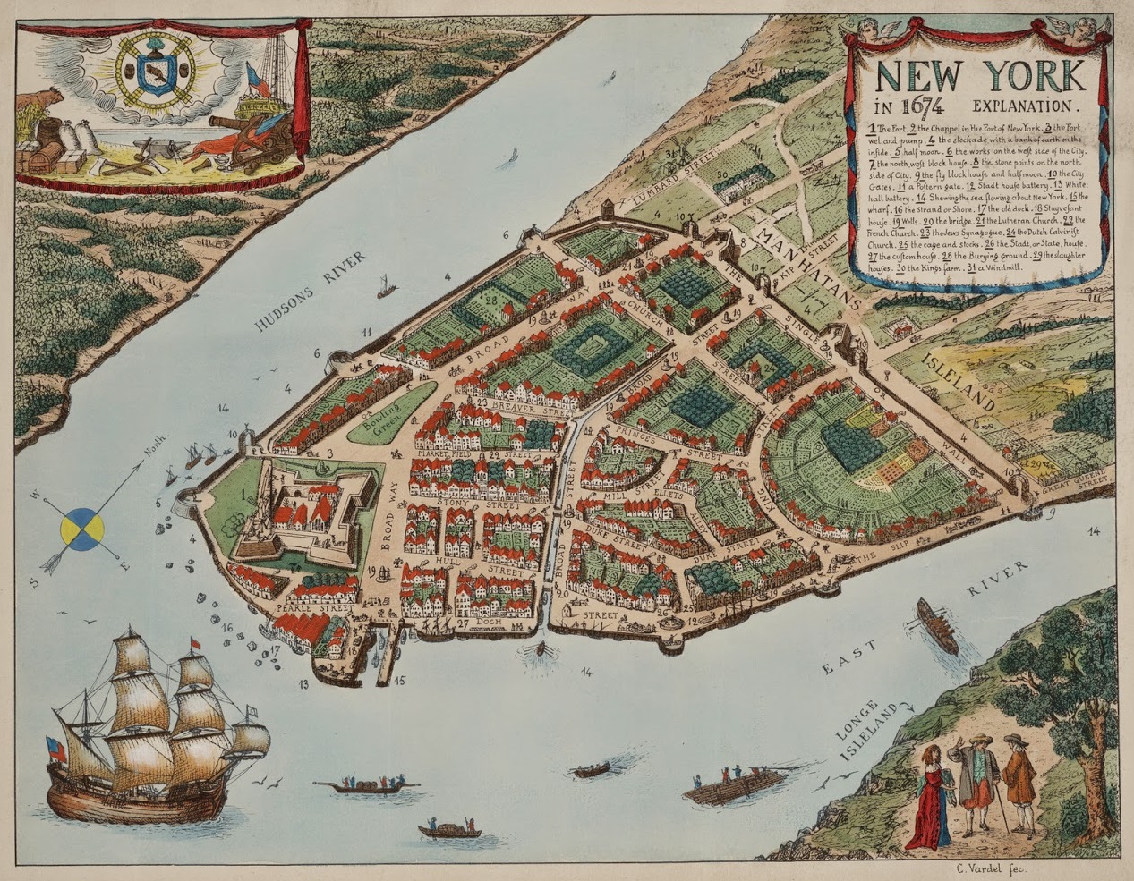 U.S. Timeline: 1674 - Sir Edmund Andros, governor of New York