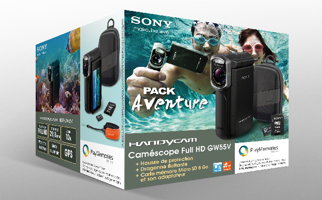 Arnaud Leger: Packagings for Sony cameras - Sony - France
