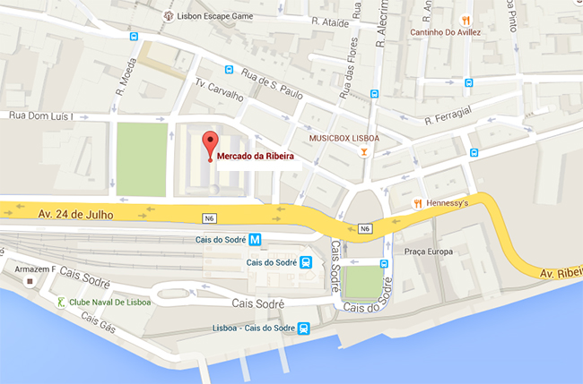 NaMedida: Mercado da Ribeira e Time Out