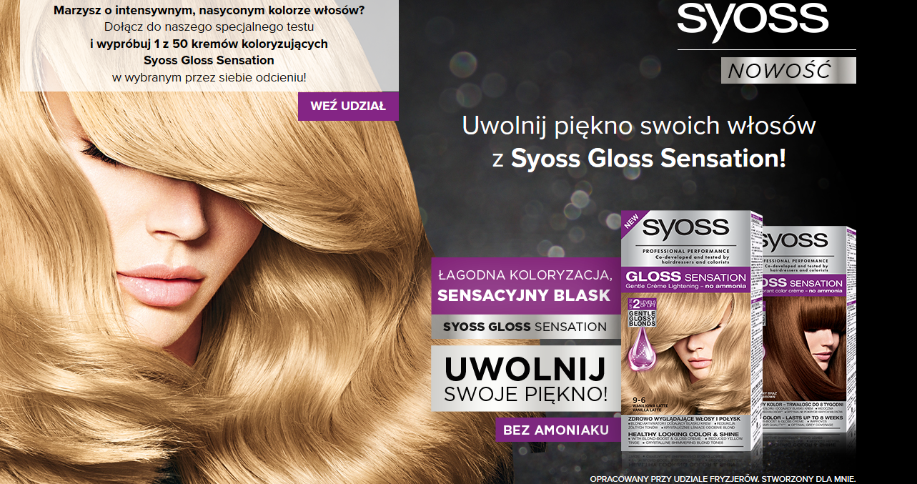 Aneriskowo: Uwolnij piękno swoich włosów z Syoss Gloss Sensation