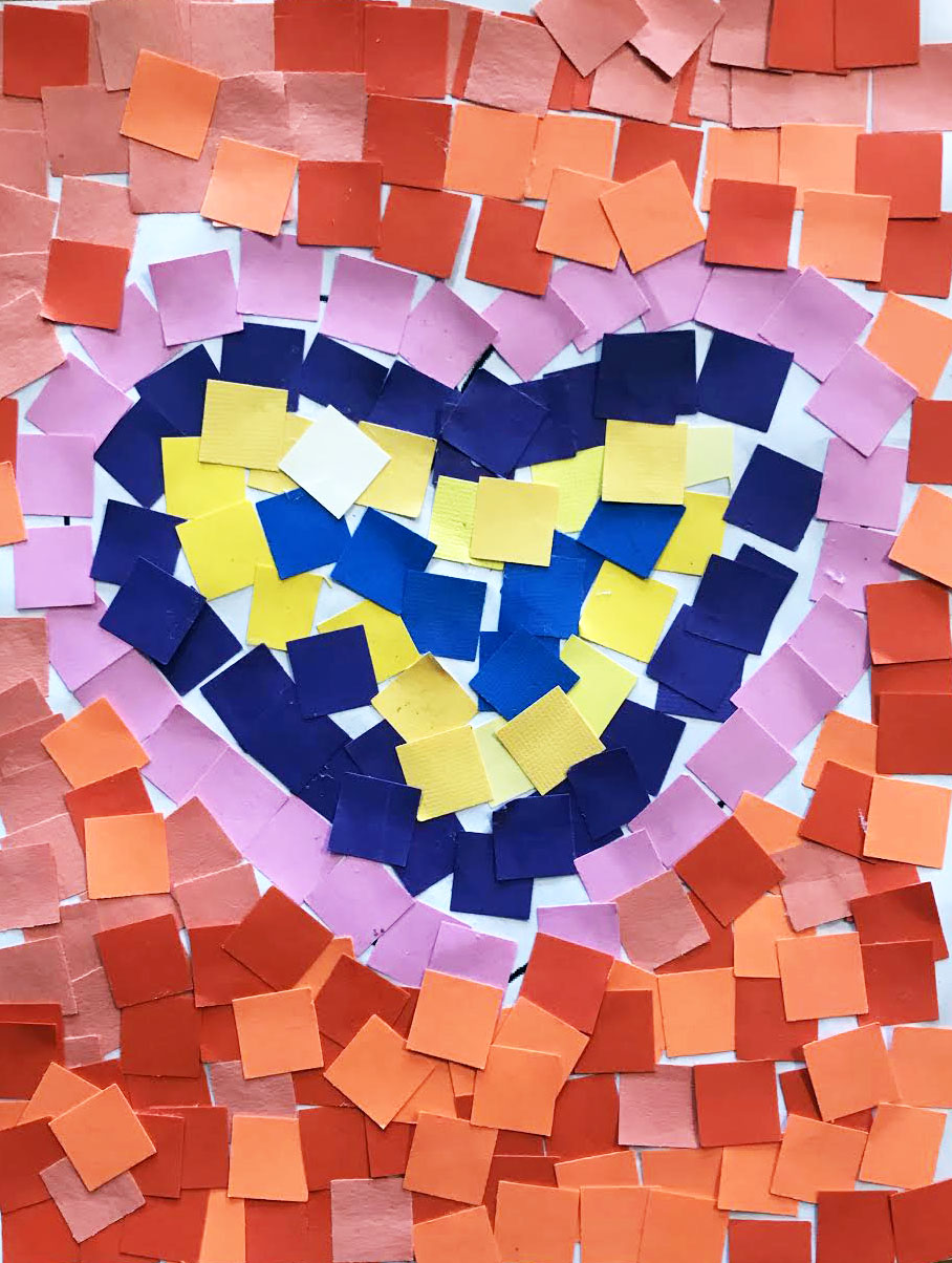 ALMA THOMAS HEART MOSAICS