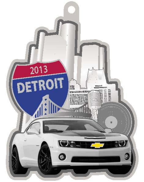 RunFatbrentRun: Detroit Marathon Medal 2013