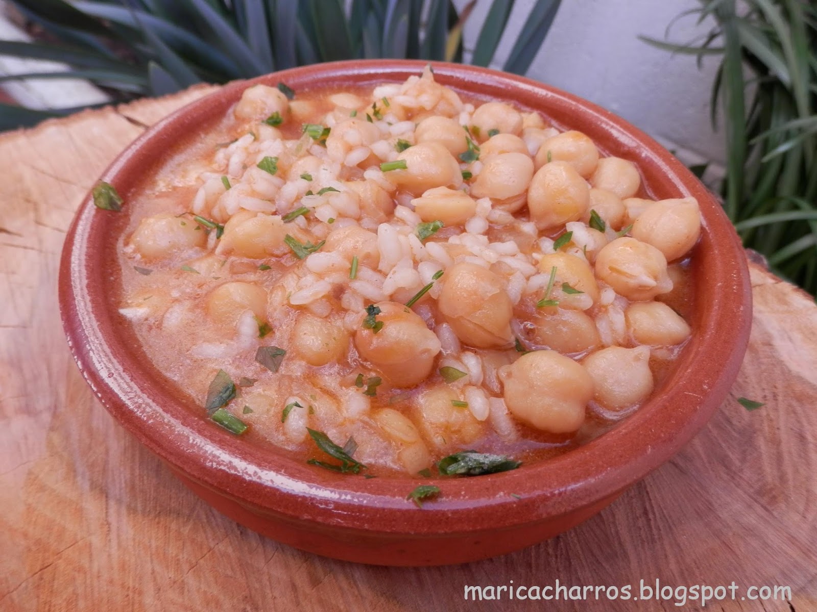 Garbanzos con arroz | Maricacharros