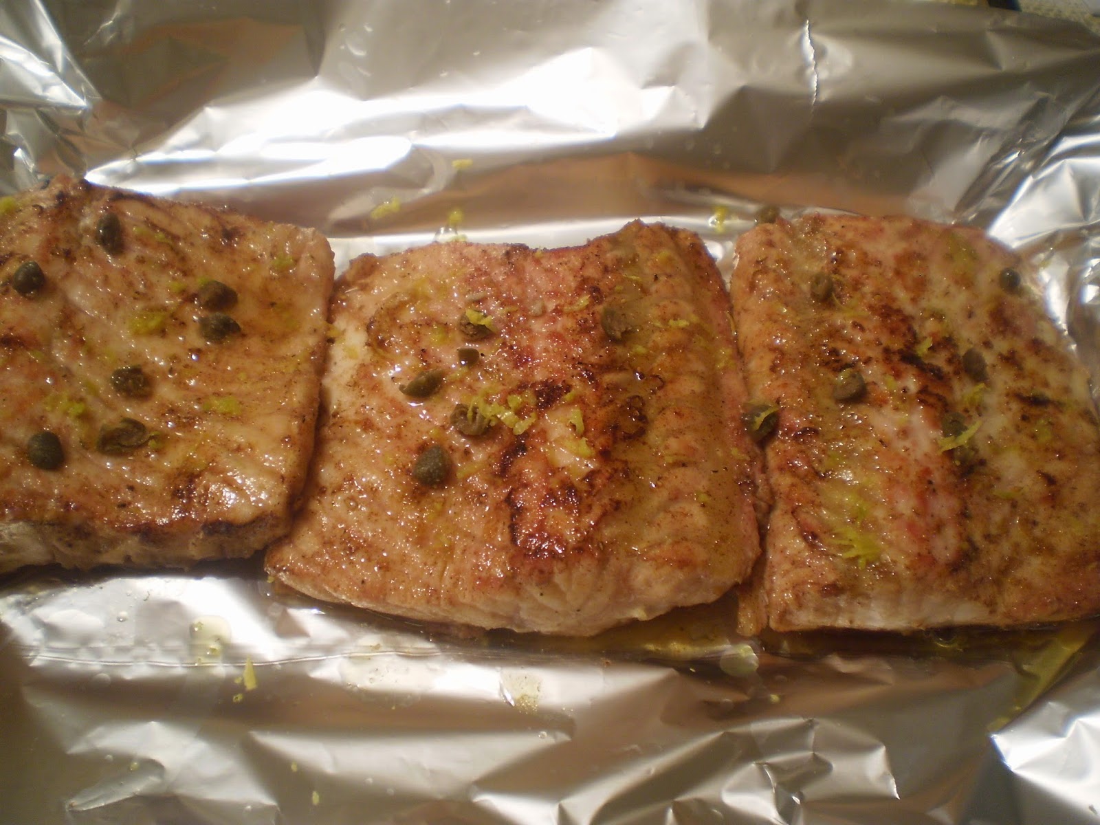 vinotava1: SVIESTĀ CEPTA STORES FILEJA AR KAPERIEM UN CITRONA MIZIŅU