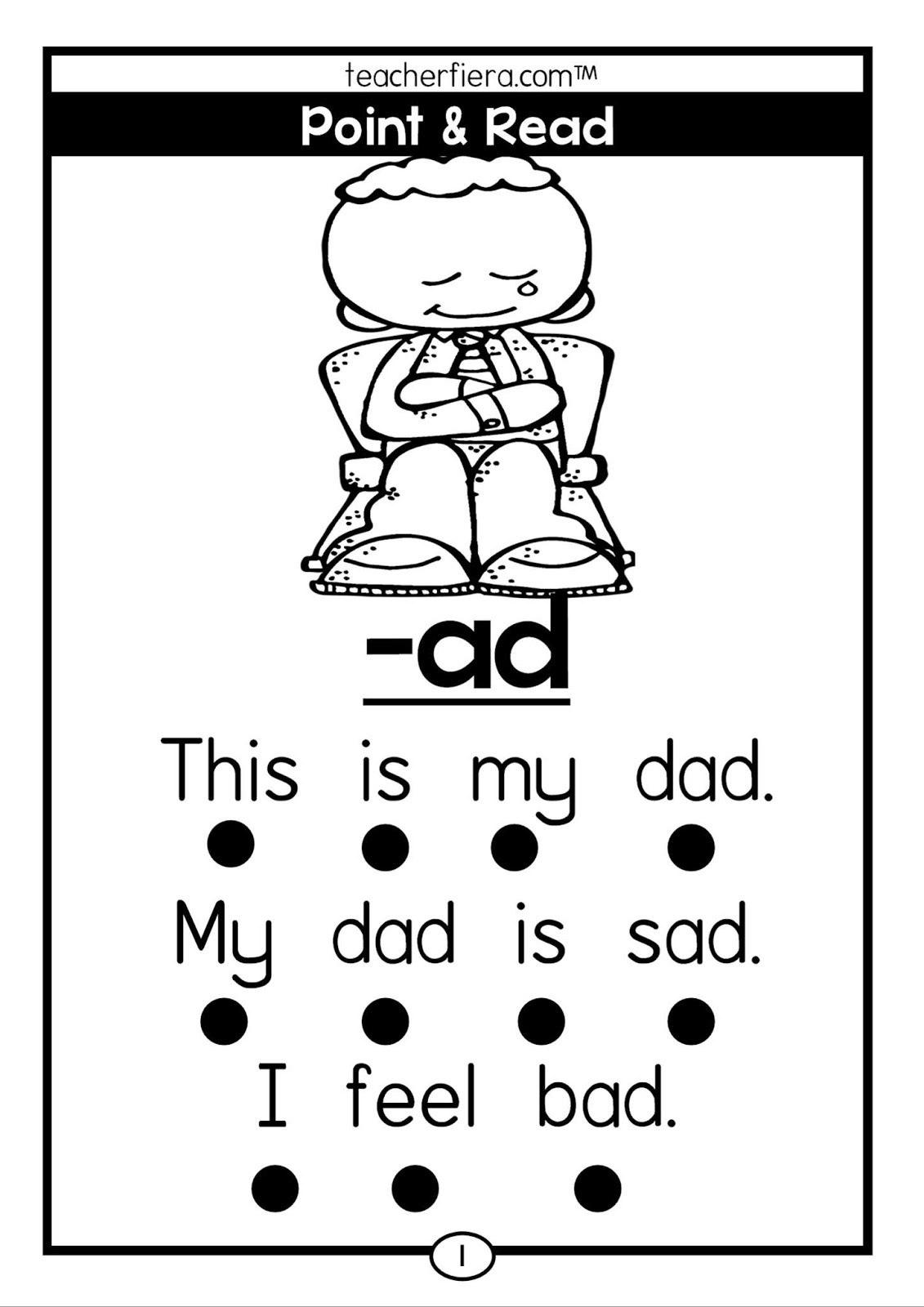 teacherfiera.com: EASY PEASY WORD FAMILIES POINT & READ