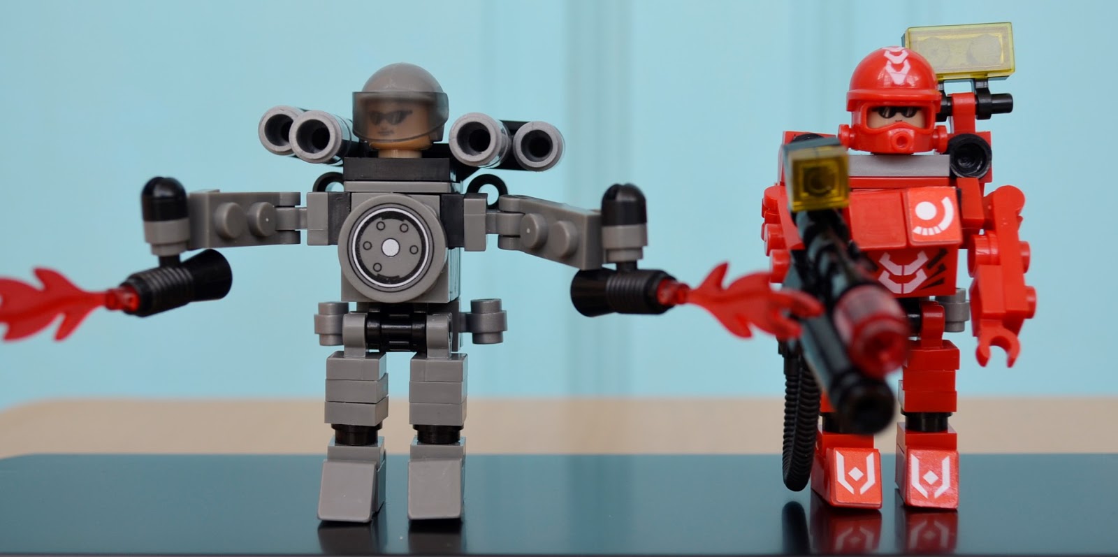 Brick Toys and all Sorts: Ausini Armor Heroes and Sluban Sub