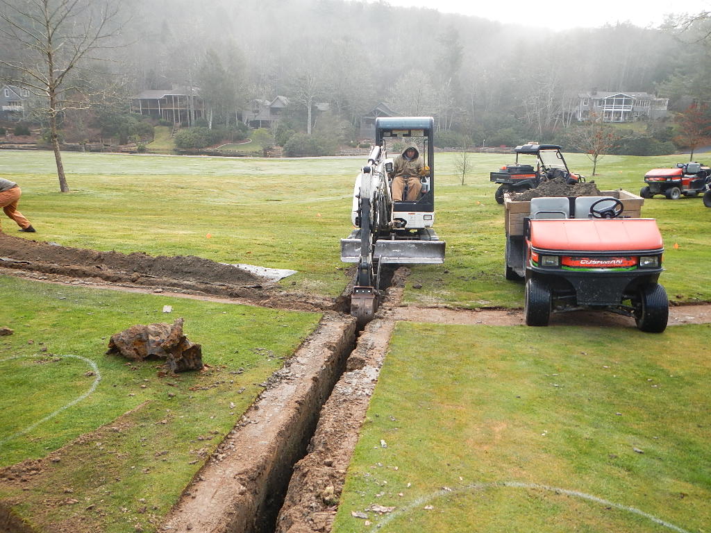 Highlands Falls Country Club Golf Course Maintenance: #6 Drainage Project