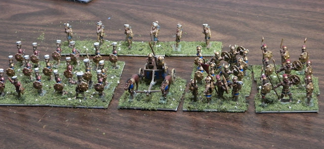 OvertheMountain Miniatures: I/28 Sea People DBA army