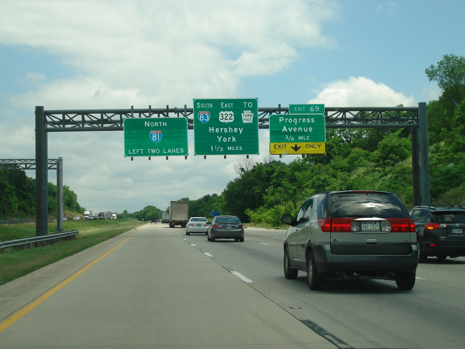 Luke's Signs: Interstate 81 - Pennsylvania (Harrisburg Vicinity)