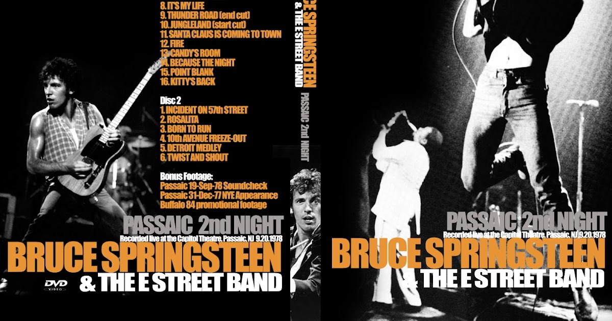 T.U.B.E.: Bruce Springsteen - 1978-09-20 - Passaic, NJ (2xDVDfull pro-shot)