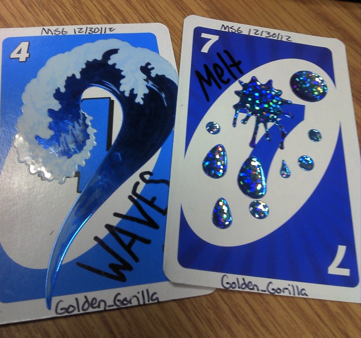 Bo Dee Lux's Custom Uno Card Caravan: Reader Contributions: Golden Gorilla