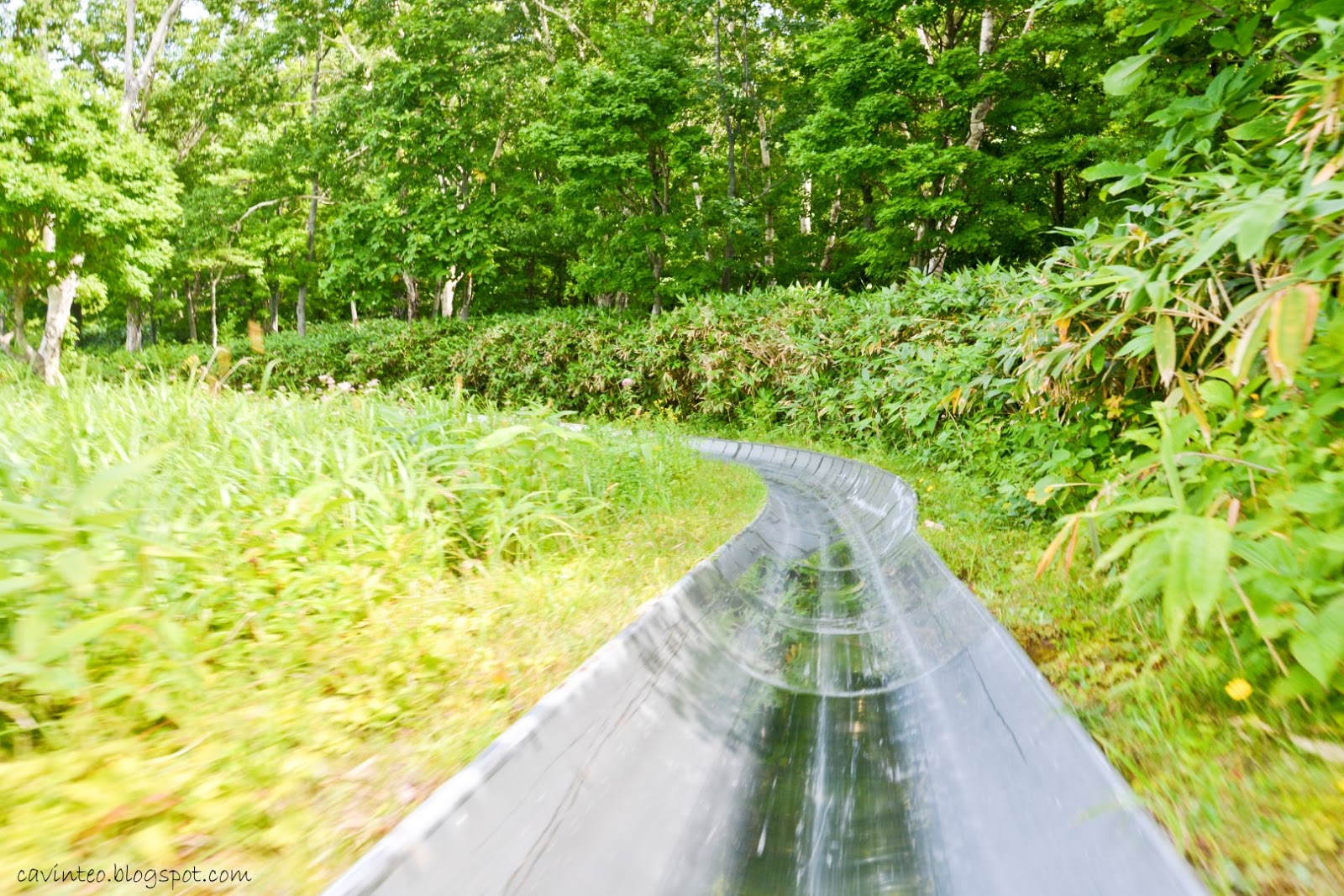 Entree Kibbles: Tenguyama Slide - The Sled Ride on the Summit of Mt ...
