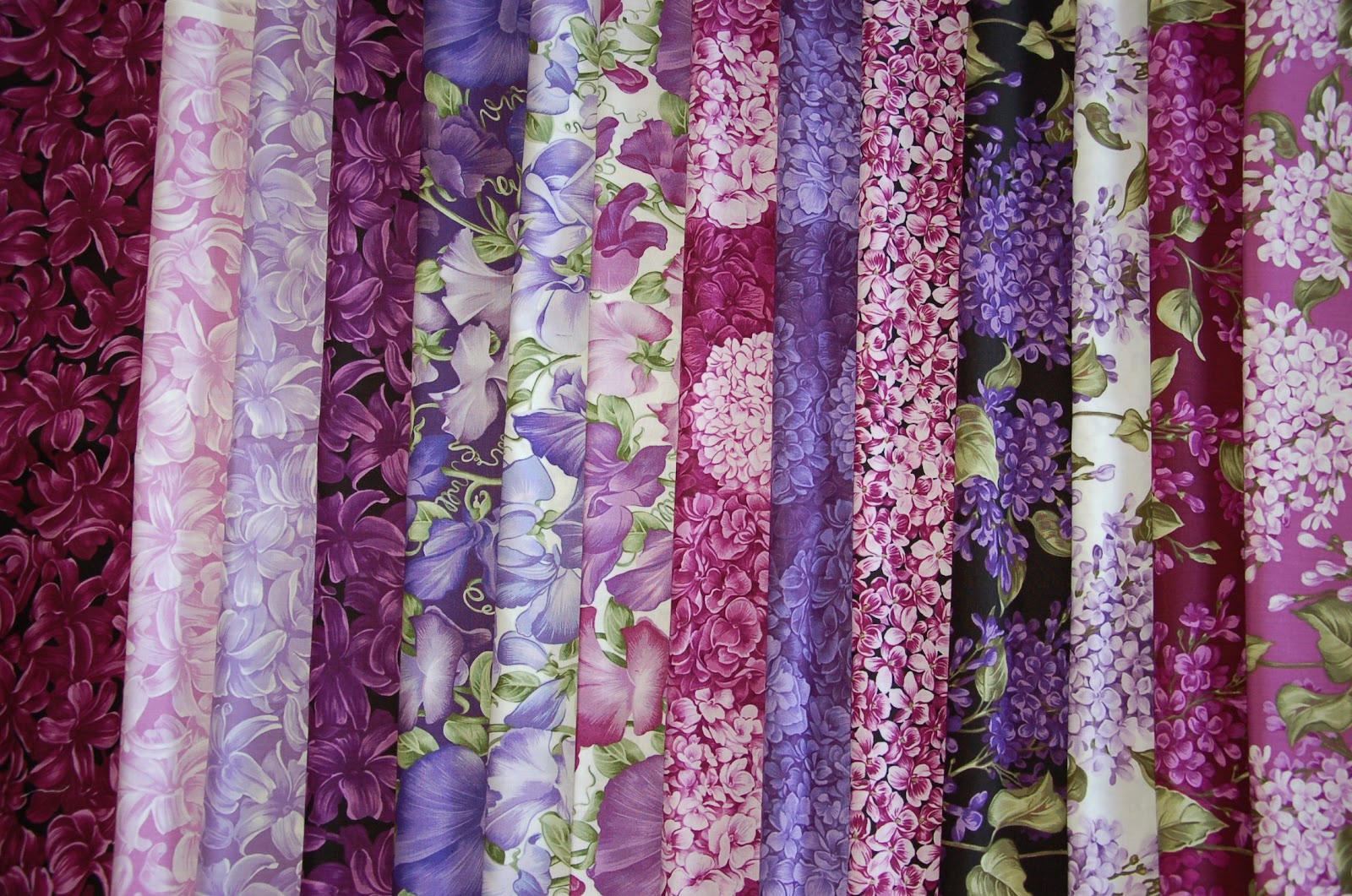 Gabbi Abbi May: Just Arrived: Pure Velvet - purple garden flowers!