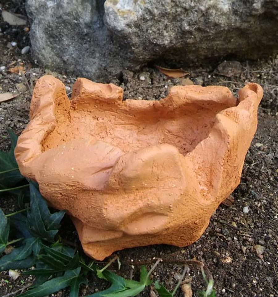 La Luna de Barro: Macetas en barro natural