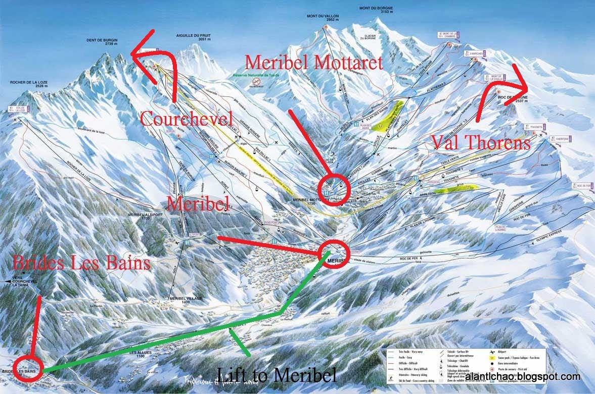 Ski Trip to France - Les 3 Vallees - 世界上最大的滑雪勝地 | Alan's Life and Travel