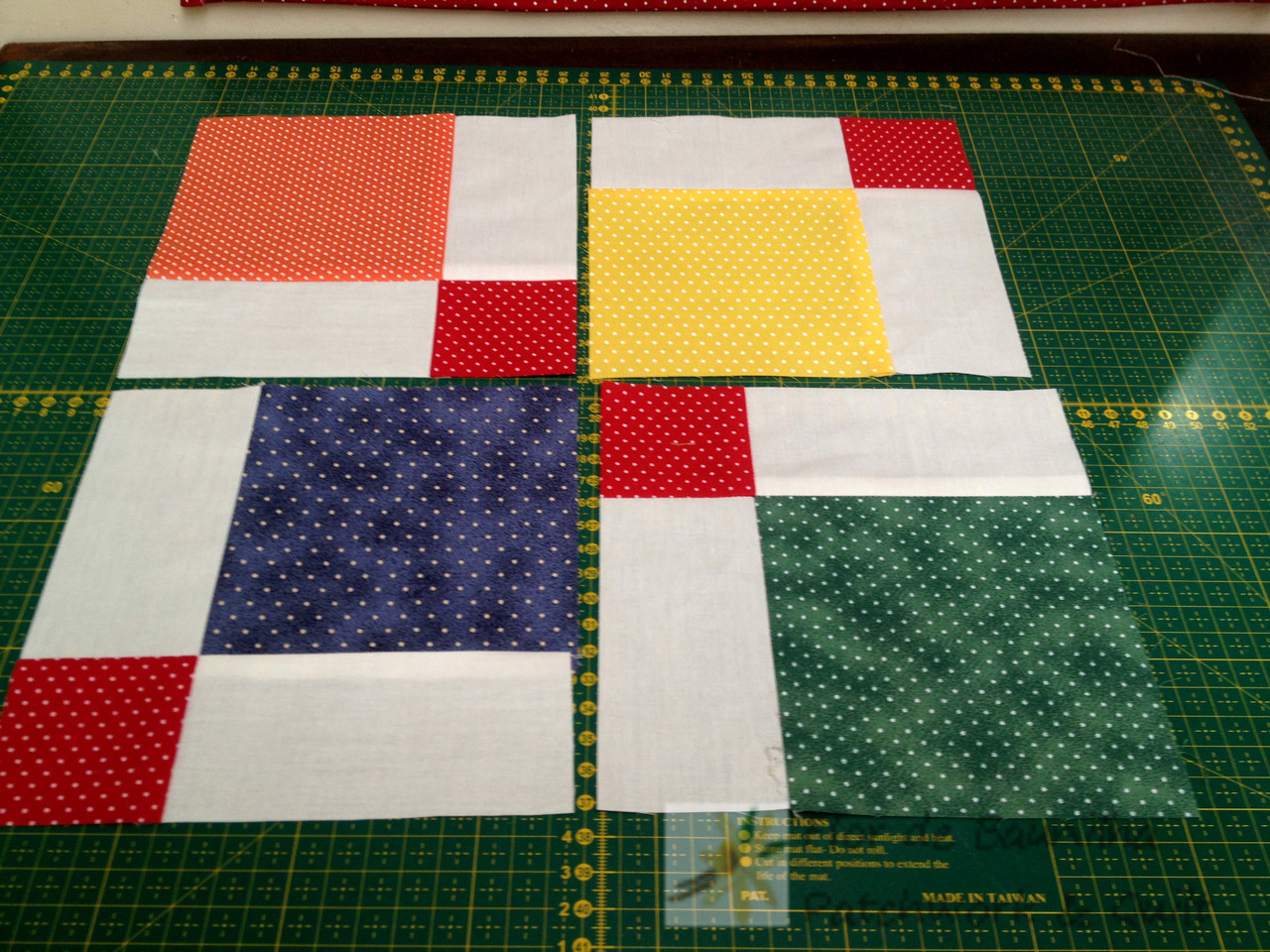 Flor de Baunilha Patchwork : Tutorial Disappearing Nine Patch - Sampler Quilt