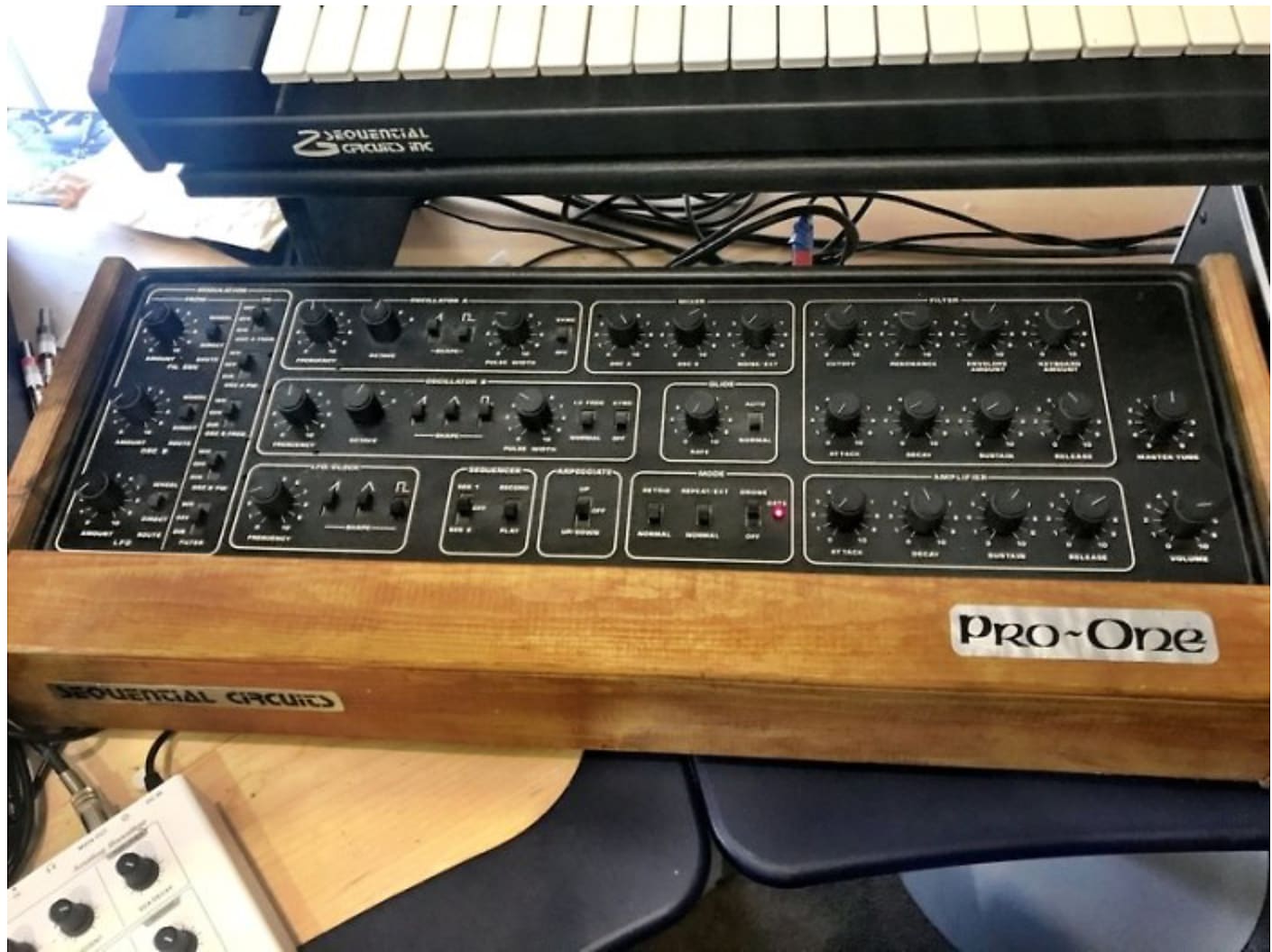 MATRIXSYNTH: Custom Desktop Sequential Circuits Pro One in Wooden Case