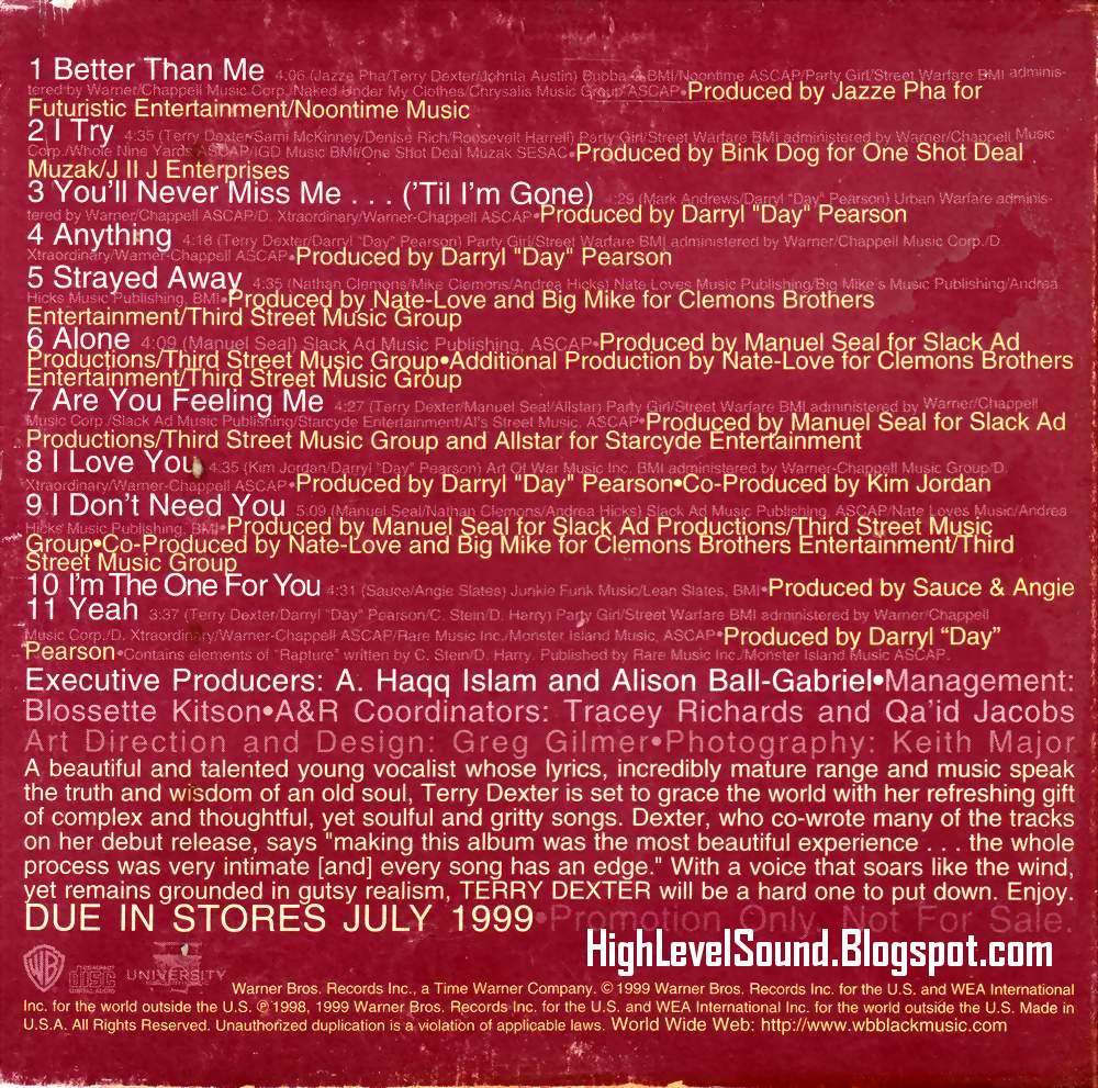 highest level of music: Terry Dexter - Terry Dexter-(Advance_Album ...