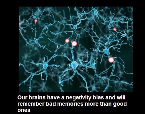 Did you know that Our brains have a negativity bias and will remember ...