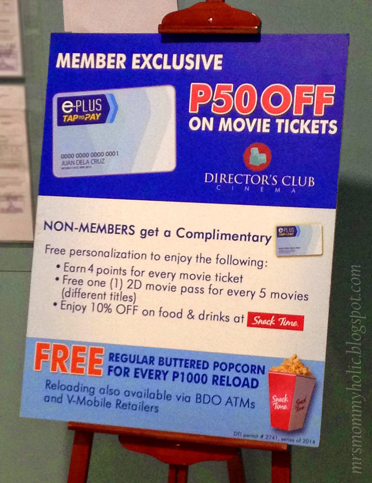 MrsMommyHolic: Our SM Director's Club movie experience (and the e-PLUS ...