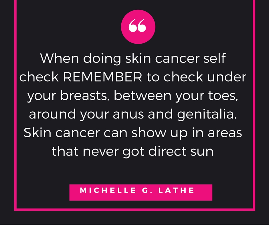 Skincare Solutions by Michelle, Esthetics Director: Skin Cancer self ...