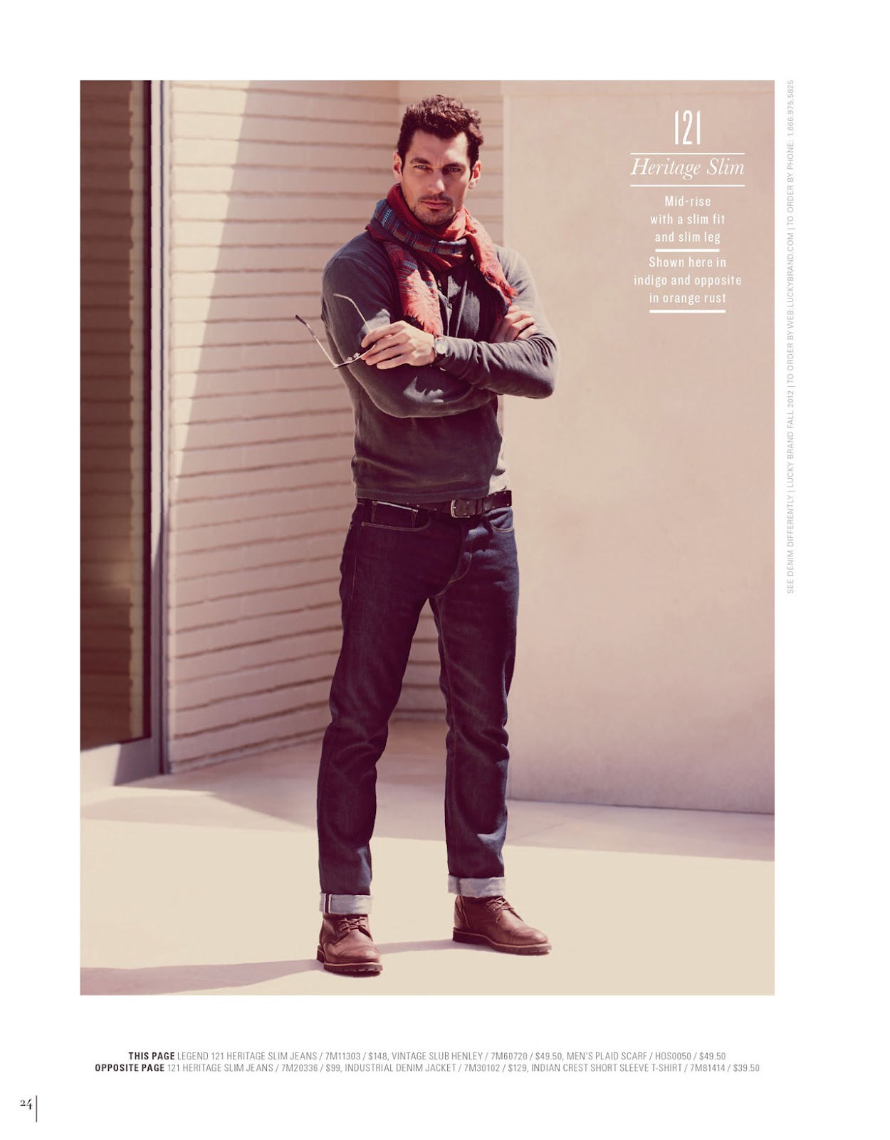 David Gandy -Source-: David Gandy for Lucky Brand F/W 2012 Campaign ...