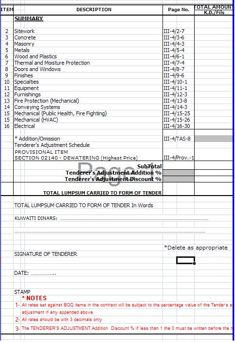 BILL OF QUANTITIES (BOQ) ~ Electrical Knowhow
