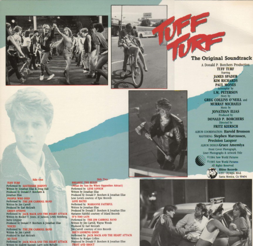AOR Night Drive: 'Tuff Turf' Soundtrack Movie 1985