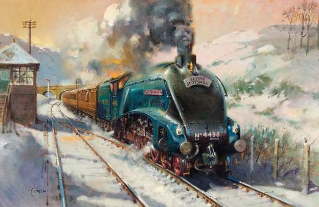 Art Contrarian: Terence Cuneo's Railroad Paintings
