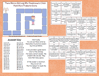 Classroom Freebies Too: Math Word Problem Game