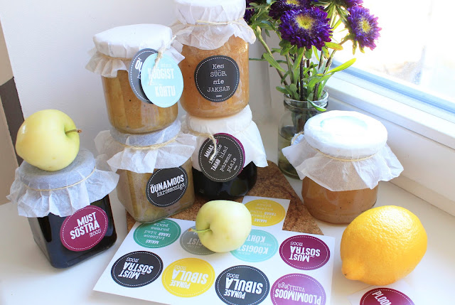 tee ise: hoidiste sildid