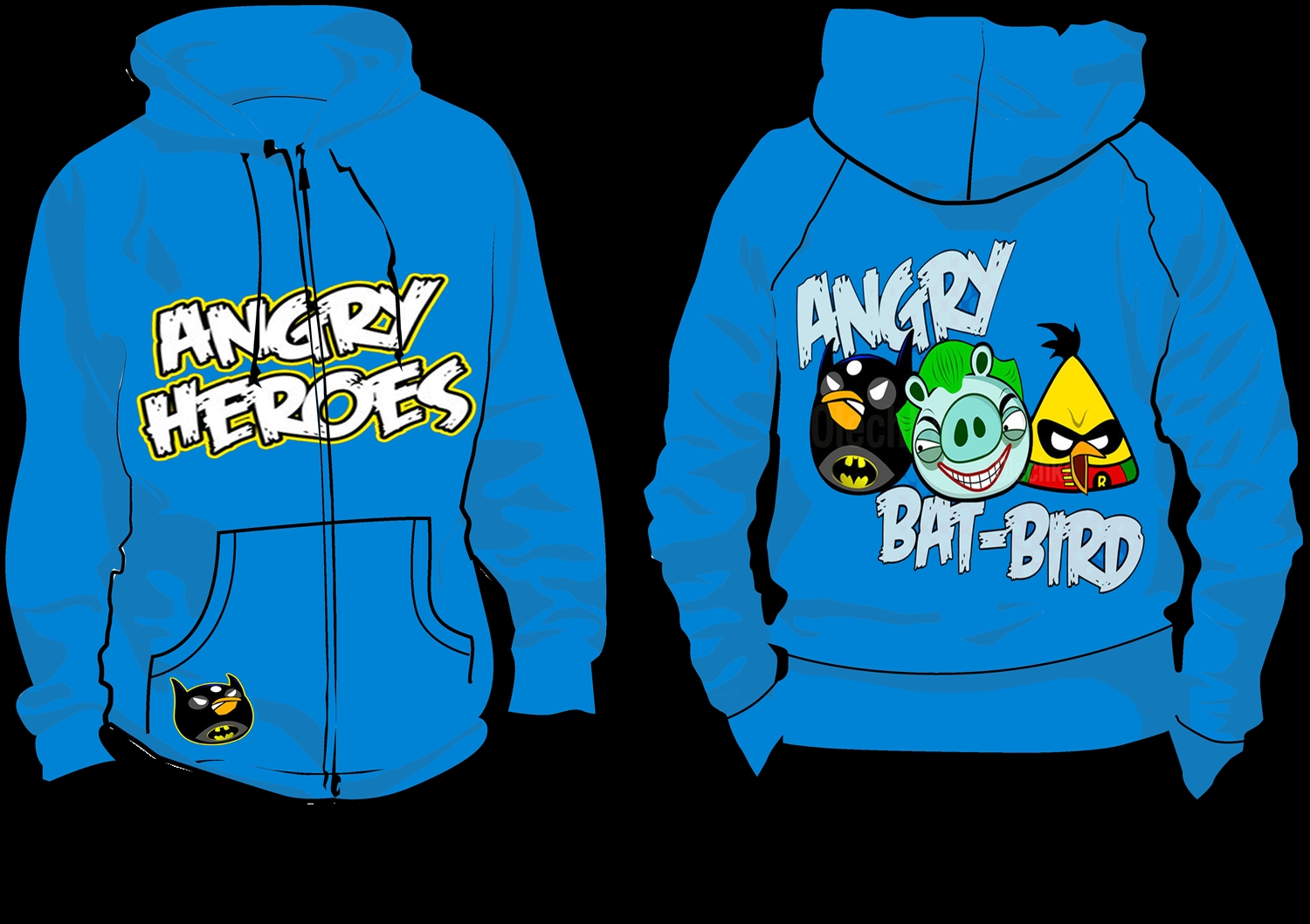 Phoenix Distro&Boutique: SWEATER HOODIE JUMPER SERIES HEROES "ANGRY BIRD"
