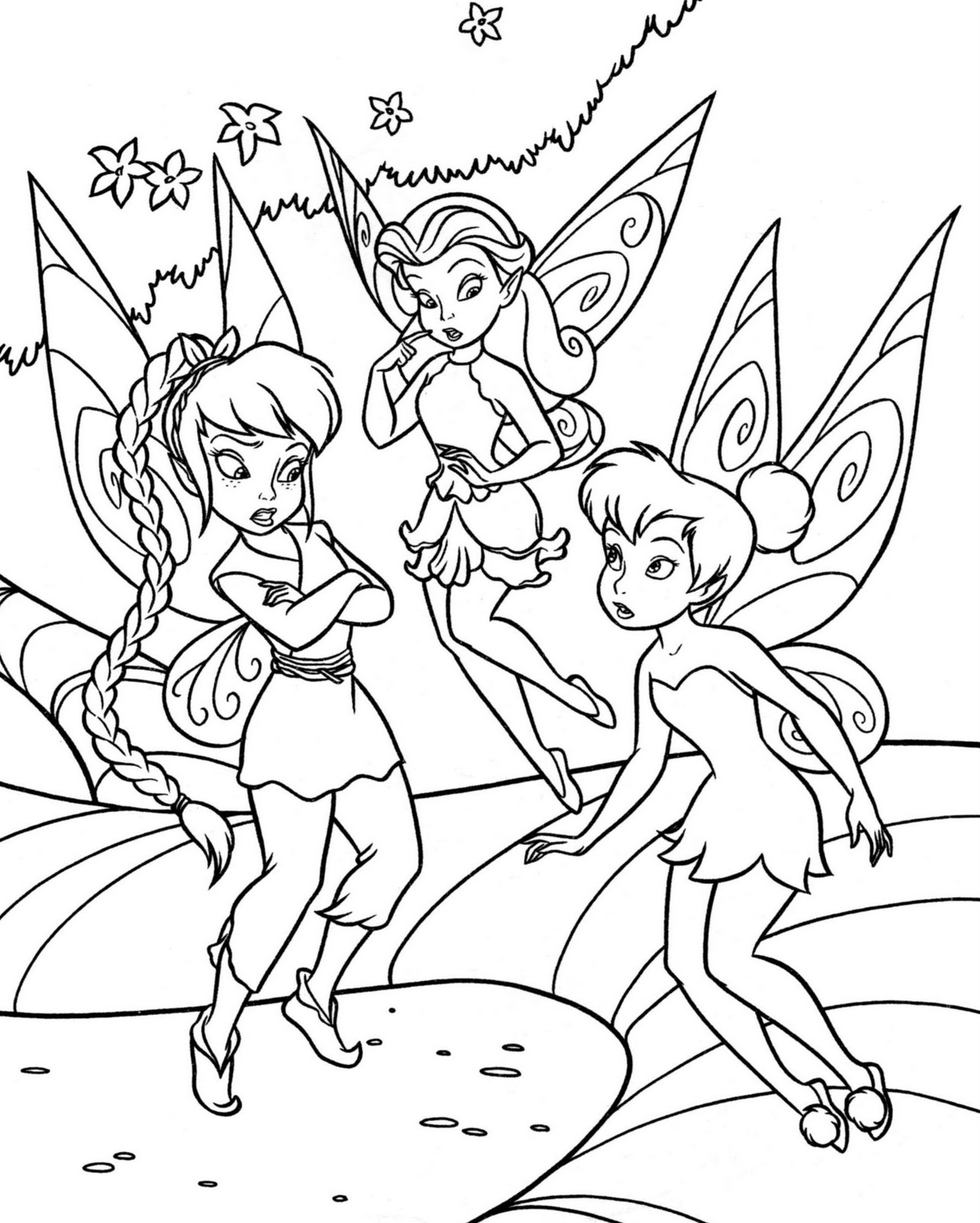 Dibujos De Tinkerbell Para Pintar Parte 4 ImÁgenes Para Whatsapp ® Y Fotos Para Perfiles