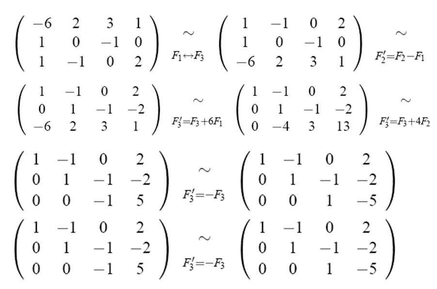 Álgebra Lineal 24 Transformaciones Elementales Por Renglón