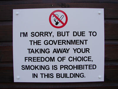 Sarcasms: 15 Funny No-Smoking Signs