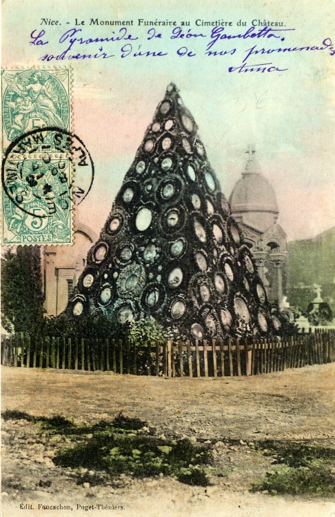 ArtPlastoc: 603-LA PYRAMIDE DE GAMBETTA (1883-1909) AU CIMETIÈRE DU ...