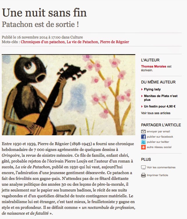 Pierre de Régnier - Chroniques d'un patachon