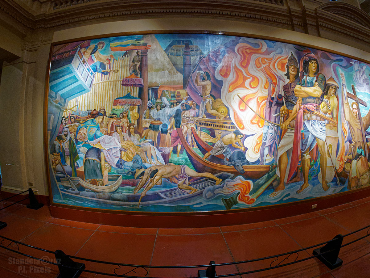 Philippinewide: 'Botong' Francisco's "History of Manila" thru my lens...