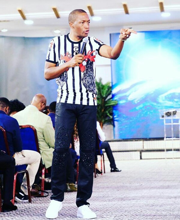 Are they his?... Zimbabwean pastor, Prophet Uebert Angel shares photo ...