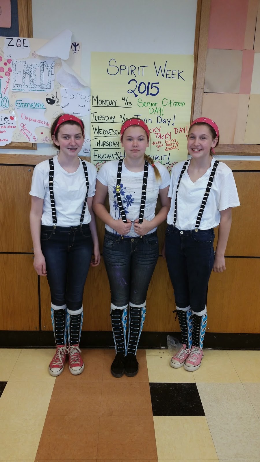 Twin Day Outfits For Spirit Week