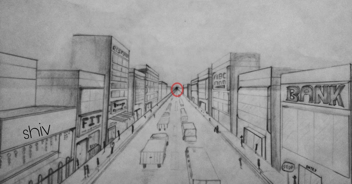 One point perspective