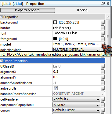 Menggunakan List pada Aplikasi