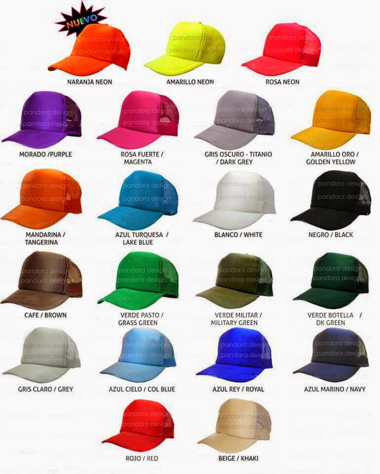 Gorras Trucker | Pandora Design