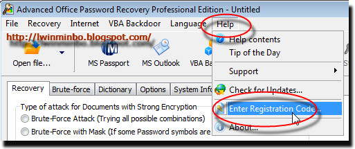လြင္မင္းဗိုလ္(နည္းပညာ): Elcomsoft Advanced Office Password Recovery Pro ...