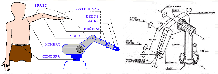 Cálculo vectorial en sistemas roboticos: Cinematica en Robots
