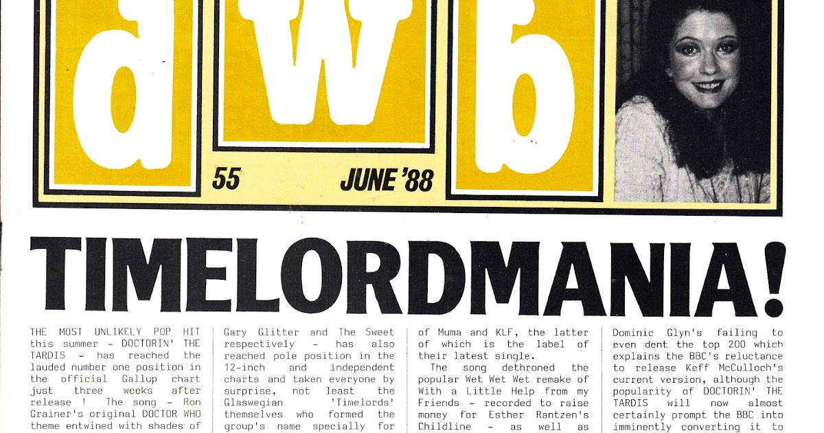 STARLOGGED - GEEK MEDIA AGAIN: 1988: DWB ISSUE 55