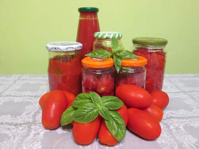 Conservas de tomate caseiro - Culinária direto da Itália 04 tipos de ...
